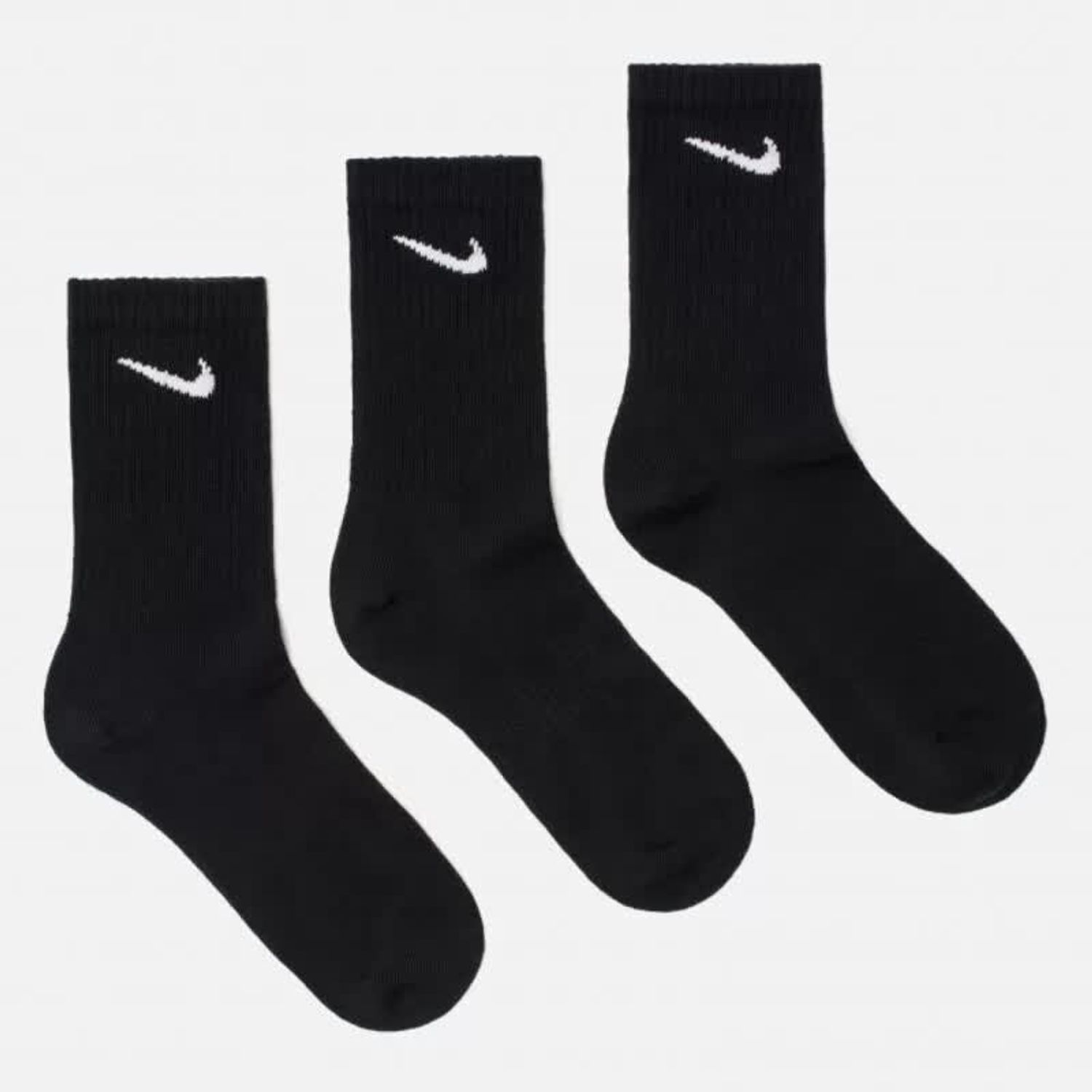 Носки Nike Everyday Lightweight Crew 3-pack black — SX7676-010 купить в ...
